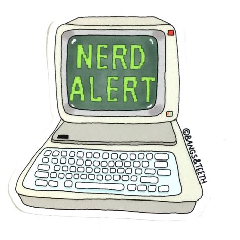 Repop Ts Nerd Alert Sticker