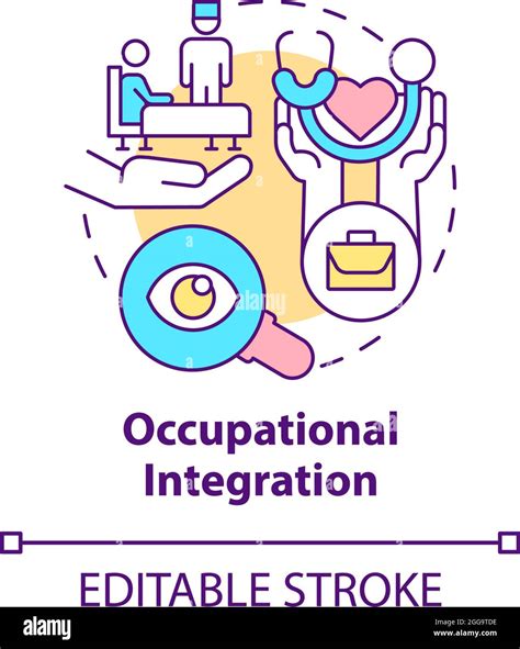 Occupational Integration Concept Icon Stock Vector Image And Art Alamy