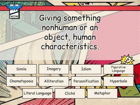 Figurative Language Matching Game Find The Match