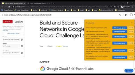 Build And Secure Networks In Google Cloud Challenge Lab GSP YouTube