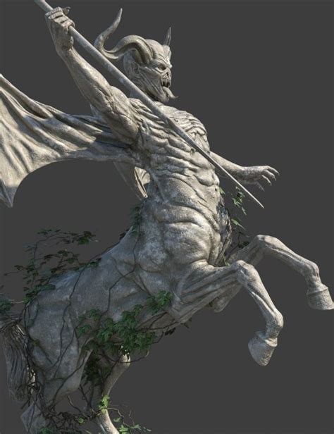 Centaur Statue 3d Models For Daz Studio And Poser