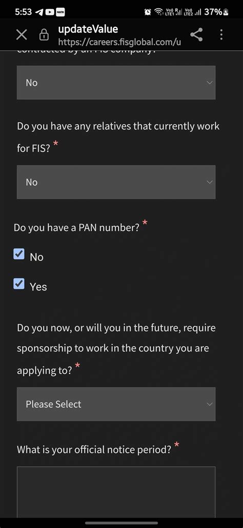 Bug Report Pan Number Selection Issue On Fis Mohit Bhargava Posted