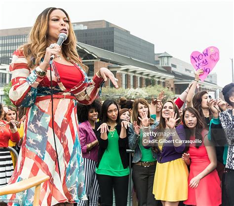 Tv Personality Wendy Williams Tapes A Segment Of Her Show During The