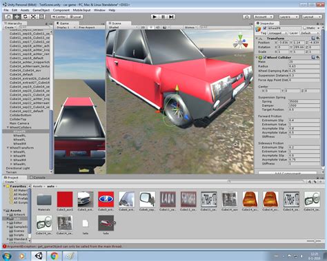 Cannot Rotate Wheelcolliders In Unity 531f1 Questions And Answers Unity Discussions