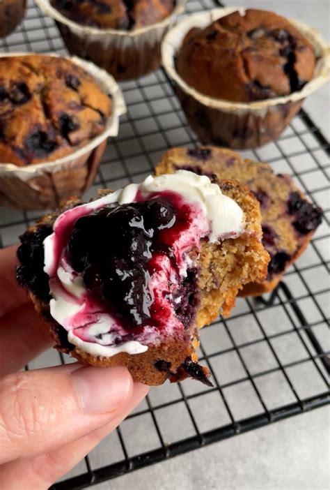Brunchiga Blåbärsmuffins Baka Med Nina Glutenfritt Laktosfritt äggfritt Eller Med Mindre