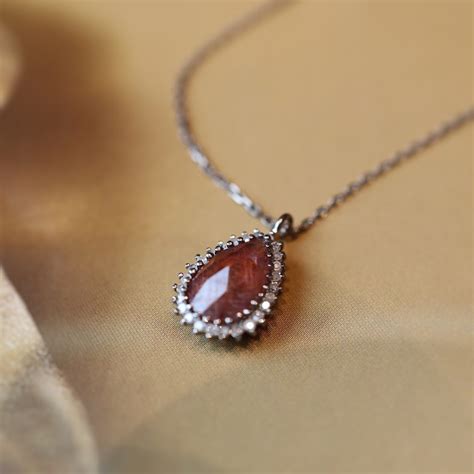 물방울 사파이어 엔틱 목걸이판매완료 재주문 불가능 로코주얼리