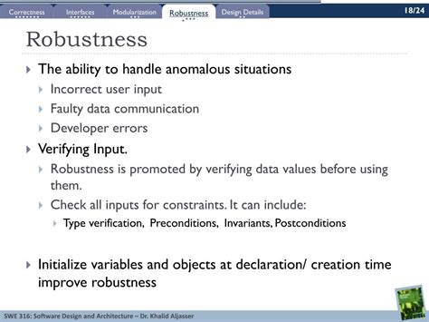 Ppt Lecture 05 Design Principles I Correctness And Robustness Powerpoint Presentation