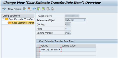 Replicate Material Cost Estimates4hana Central Fi Sap Community