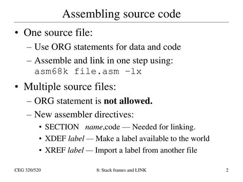 Ppt Stack Frames Using Link Powerpoint Presentation Free Download
