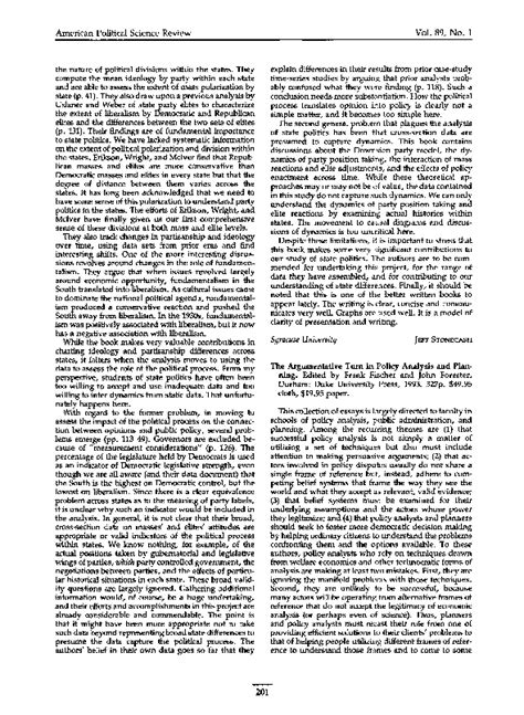 Pdf The Argumentative Turn In Policy Analysis And Planning