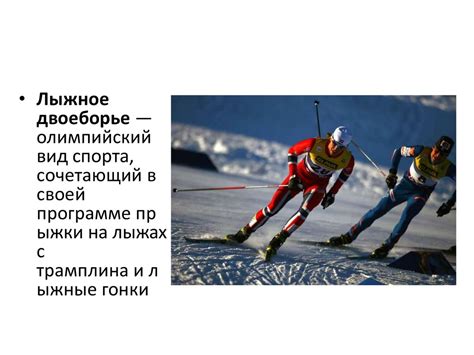 Лыжный спорт презентация онлайн