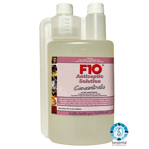 F10 Antiseptic Solution Concentrate 1000ml Serpentia