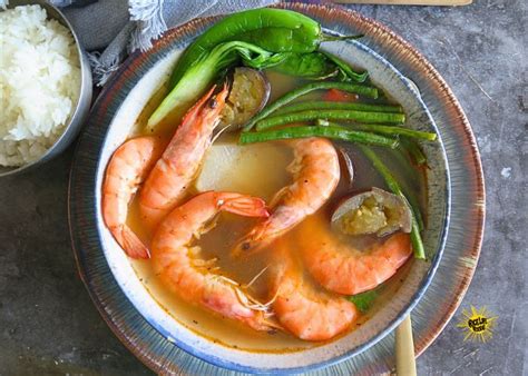 All Natural Sinigang Na Hipon Recipe Shrimp Sinigang Step By Step