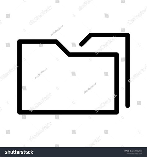Simple Folder Icon Design Vector Illustration Stock Vector Royalty Free 2135602977 Shutterstock