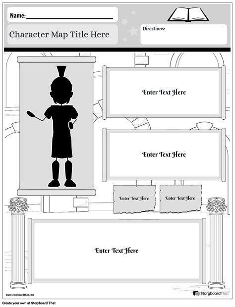 Character Map Worksheets By Storyboard That