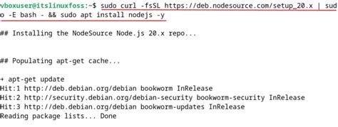 How To Install Nodejs And Npm On Debian 12 Linux Its Linux Foss