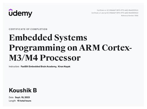 completed embedded systems programming on arm cortex m3 m4 koushik