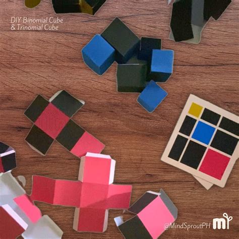 DIY Binomial Cube Trinomial Cube Montessori Sensorial Material DIY Montessori Extension