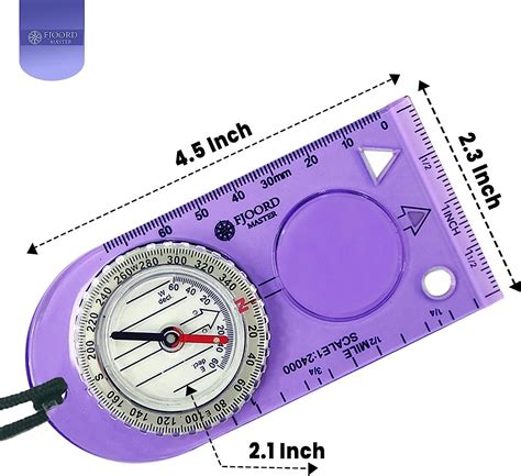 Camping Compass Luminous Hiking Compass Magnetic Survival Compass