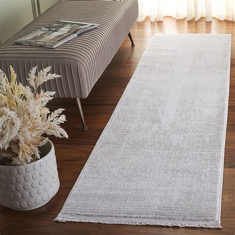Safavieh Whisper 562f Greyivory 2 X 8 Rectangular Runner Rug In The