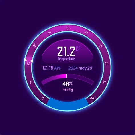 Thermostat And Smart Temperature Control Dial Vector Art At Vecteezy