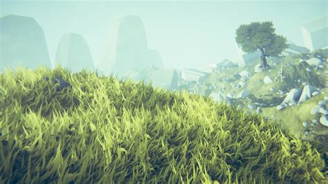 3D model Stylized Vegetation Grass and Flower Pack URP wind shader VR ...