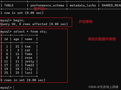 MYSQL的锁 CSDN博客