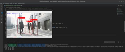 Real Time Pedestrian Detection Using Python Opencv Project Gurukul