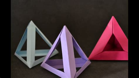Origami Tetrahedron Tutorial