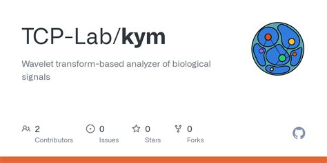 GitHub TCP Lab Kym Wavelet Transform Based Analyzer Of Biological