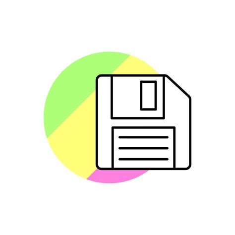 Diskette Technology Vector Icon 22566026 Vector Art At Vecteezy