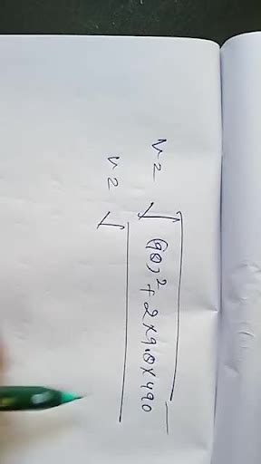 a particle is fired horizontally with a velocity 98 ms−1 from the top of