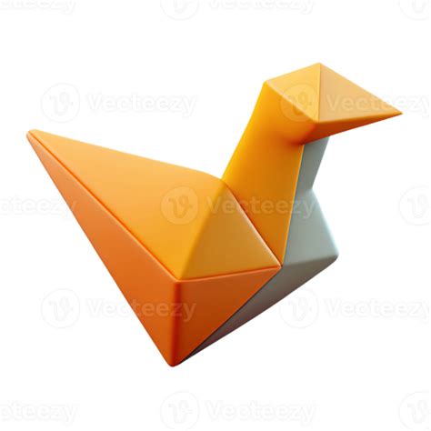 Elegant Standout Abstract Geometric Shape Resembling A Bird Flat Color Clean Lines Scalable