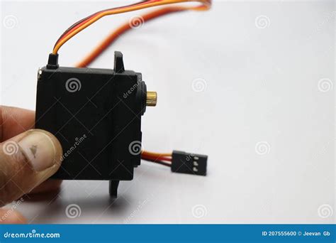 Plastic Geared Servo And Metal Geared Servo Side To Side Comparison Royalty Free Stock