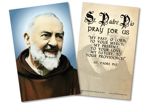 Padre Pio Holy Card