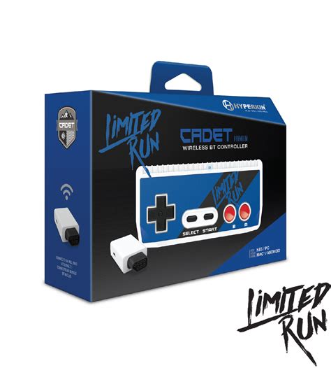 Limited Run Hyperkin Cadet Wireless Nes Controller Redblue Limited