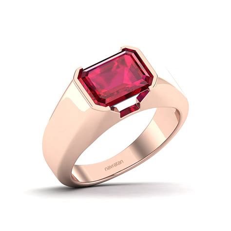 Regal Ruby Gold Rings