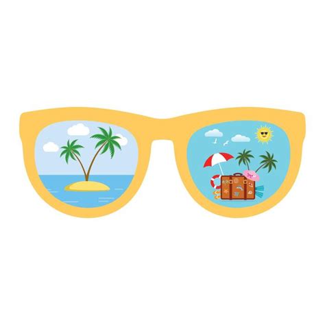 Vacation Sunglasses Vector Art Icons And Graphics For Free Download