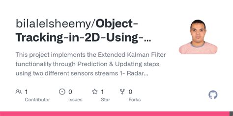 Github Bilalelsheemyobject Tracking In 2d Using Extended Kalman
