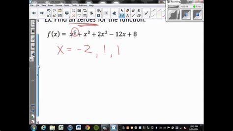 Finding The Zeroes Of A 5th Degree Polynomial Youtube