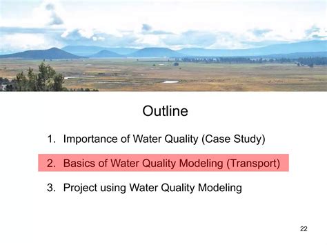 Water Quality Modeling For Groundwater Surface Water And Watersheds