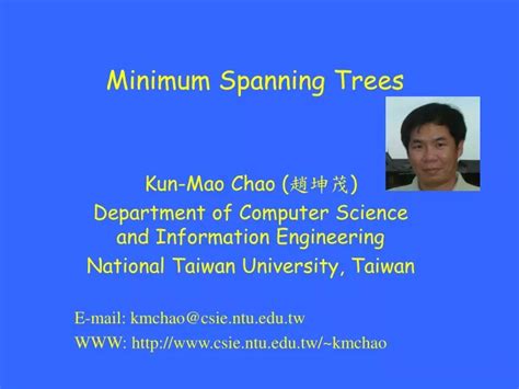 Ppt Minimum Spanning Trees Powerpoint Presentation Free Download