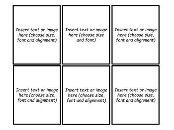MEMORY GAME TEMPLATE Editable PowerPoint By The Science Teacher Geek