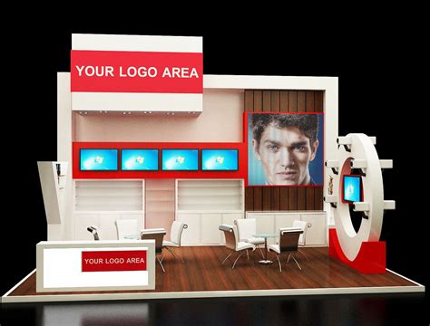 부스 전시 스탠드 A146a 3d 모델 29 Max 3ds Unknown Dxf Fbx Obj Free3d