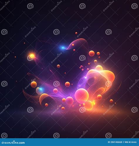 Babble Shape Colorful Design And Rich Texture Of Imagination And Creativity Stock Image