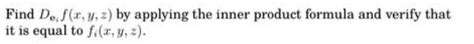 Solved Consider The Function Fr3→r Where