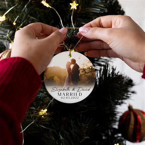 Personalized Wedding Christmas Ornaments 60 Photos