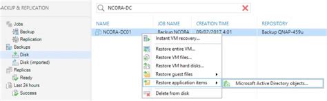 veeam backup active directory best practices modernbxe