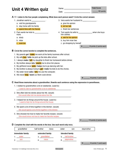 unit 4 answer pdf