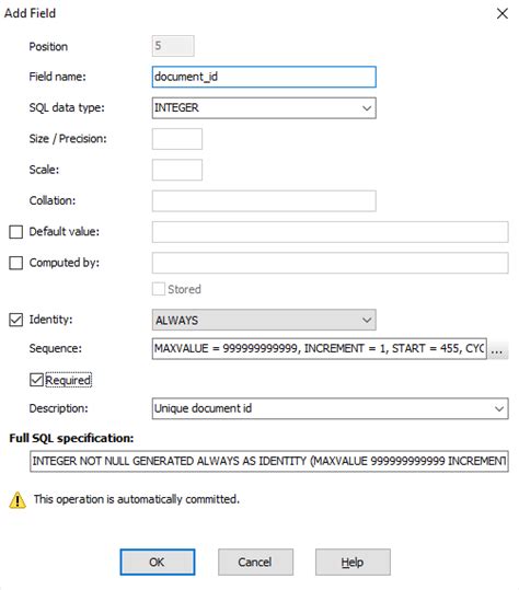 Adding Or Modifying Table Fieldcolumn Database Tour Documentation
